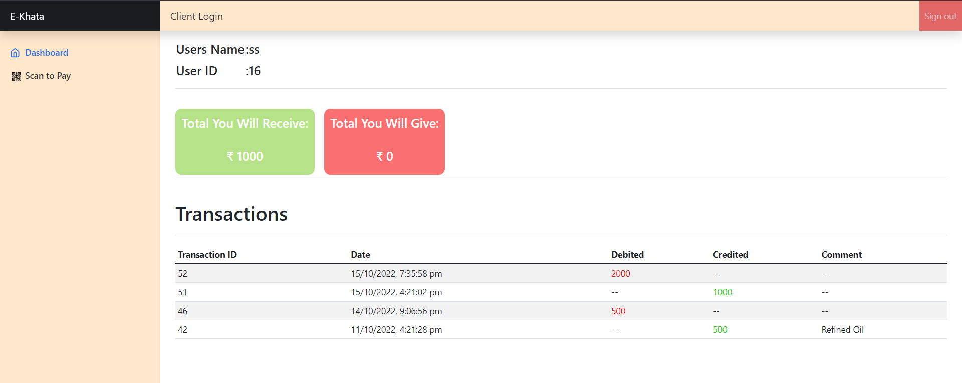 GitHub - kf100/E-Khata: An online system to store pending payments from different users