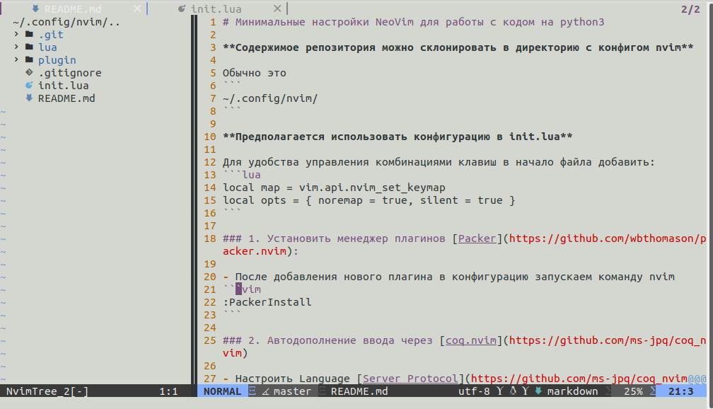 GitHub - keyereal/nvim-config: NeoVim configuration with explanations