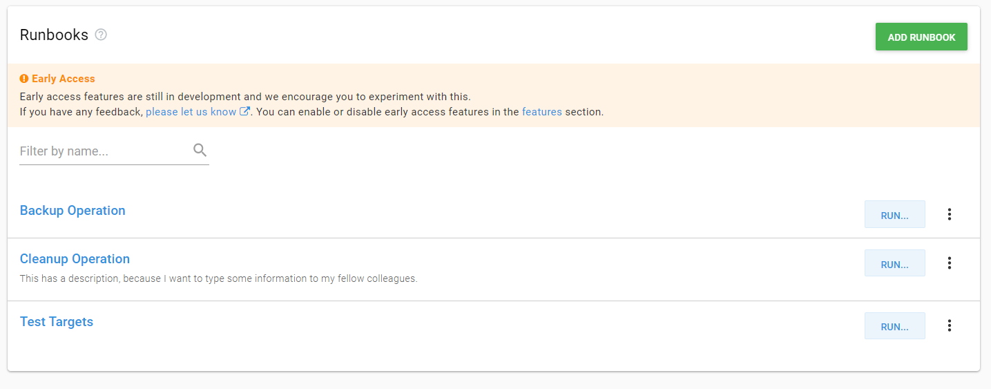 Runbooks Overview screen design updates · Issue #5995 · OctopusDeploy ...
