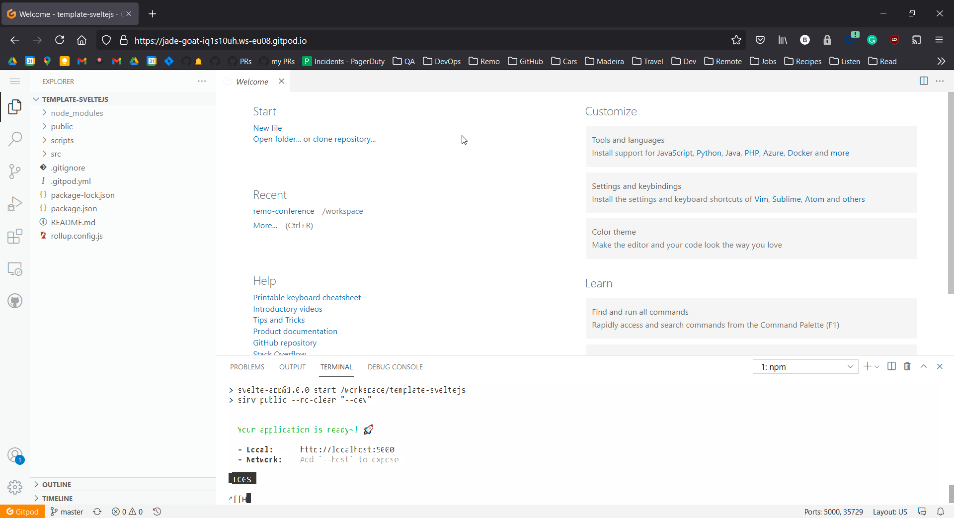 Unreadable text in the terminal · Issue #4665 · gitpod-io/gitpod · GitHub
