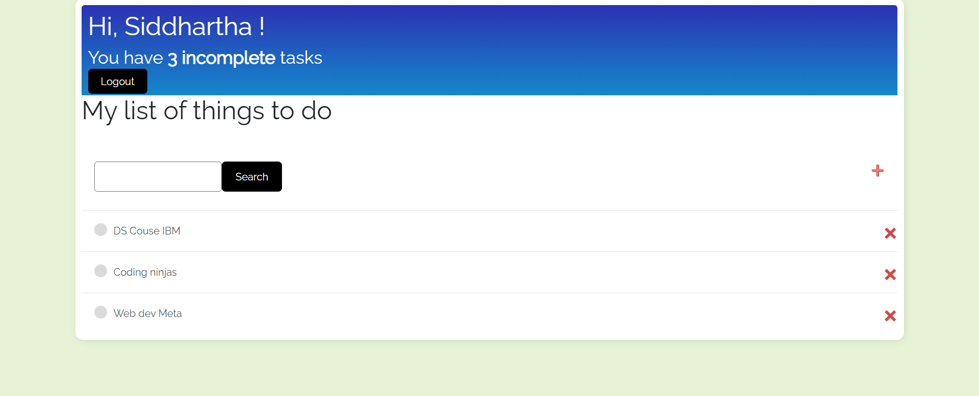 GitHub - Narala-Siddhartha/TODO-list