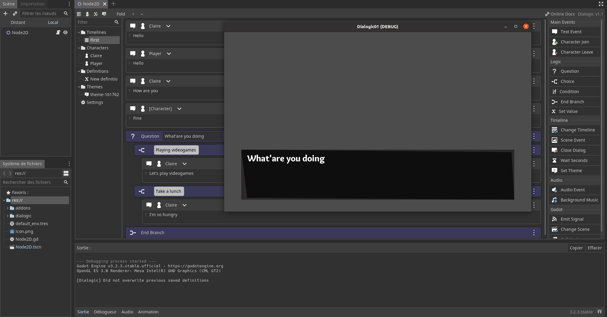 Choices to answer to Questions don't appear. · Issue #158 · dialogic-godot/dialogic · GitHub