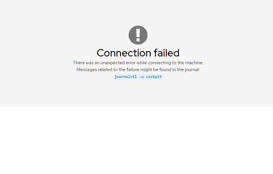 Fresh Installation - Unable to login · Issue #13413 · cockpit-project ...