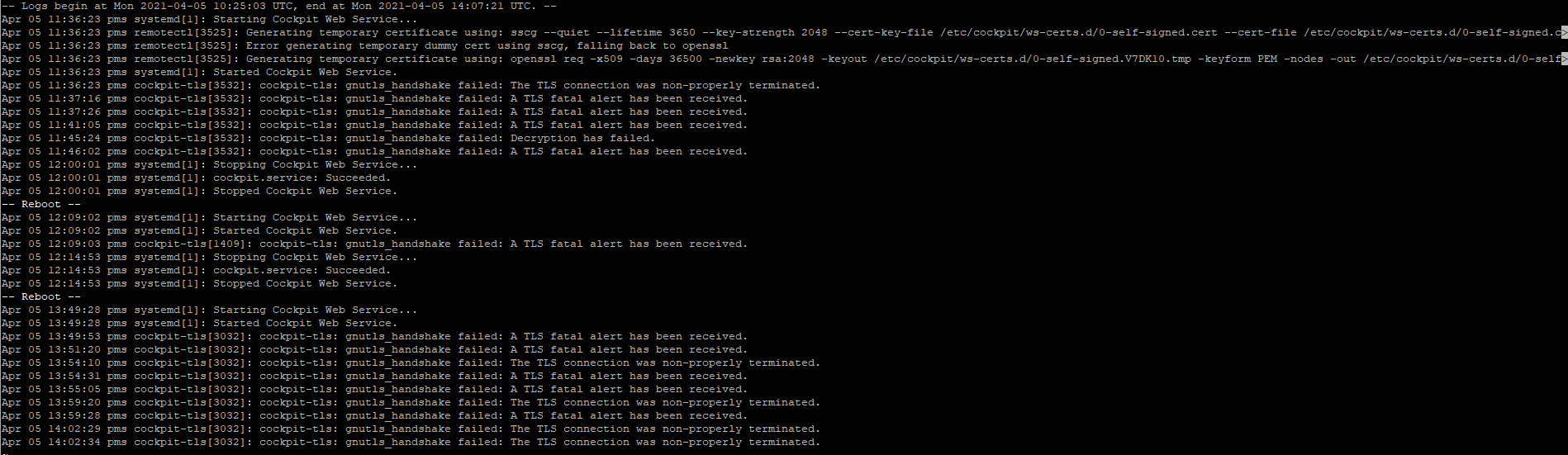 Fresh Installation - Unable to login · Issue #13413 · cockpit-project ...
