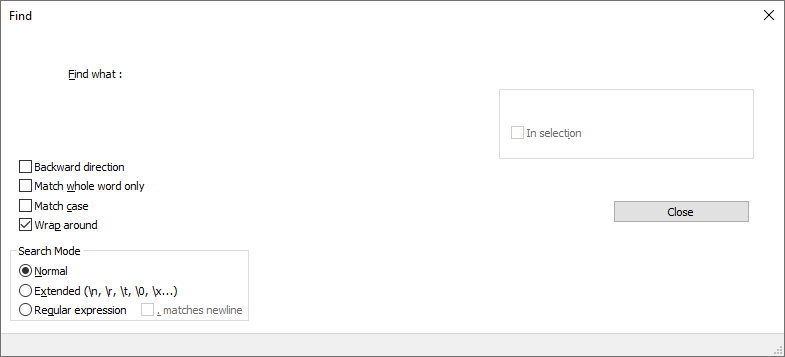 A weird Find dialog glitch · Issue #10511 · notepad-plus-plus/notepad ...