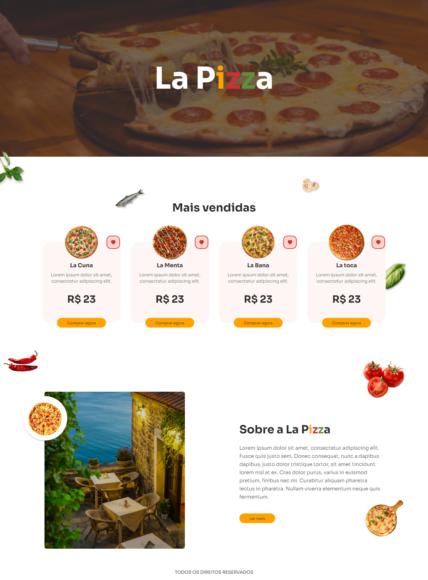 GitHub - Yannarp/La-Pizza: Codelândia's Challenge 12, objective to ...