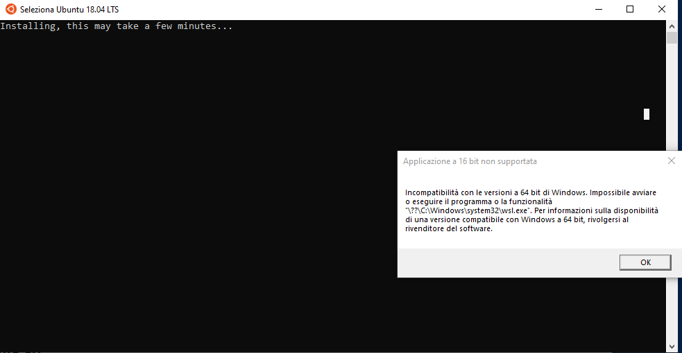 Error 0x800700d8 about 64bit incompatibility · Issue #6760 · microsoft/WSL · GitHub