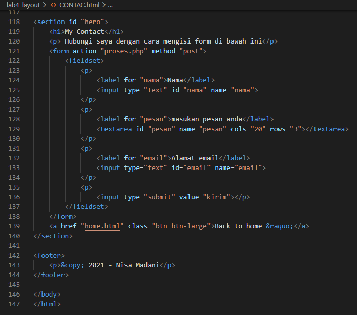GitHub - NisaMadani/Lab4Web