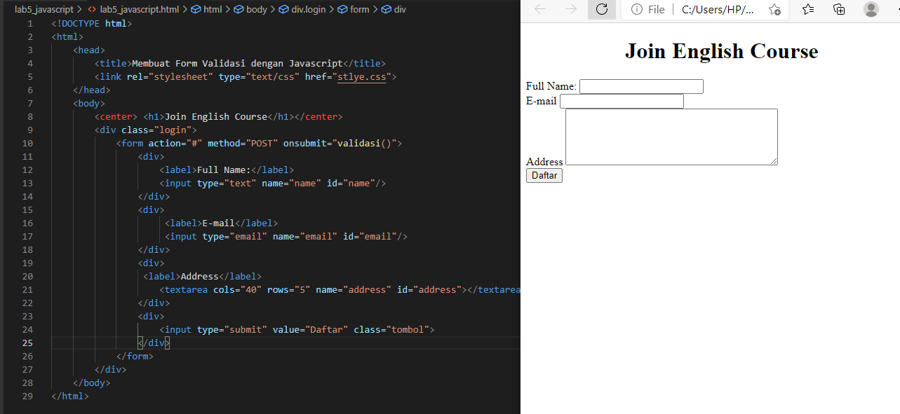 GitHub - NisaMadani/Lab5Web