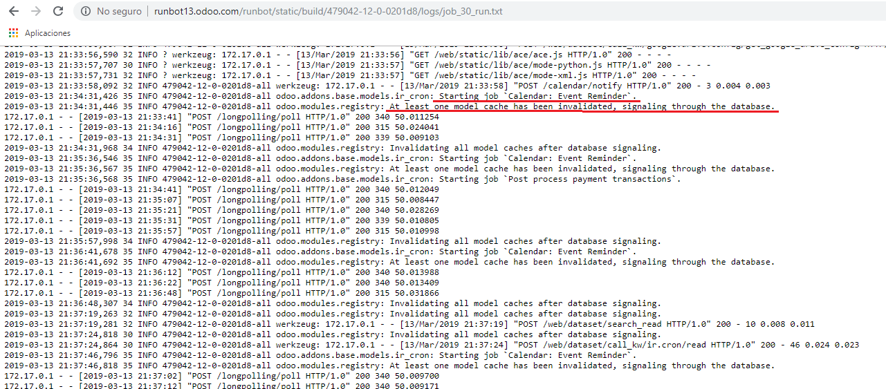 [ir.cron] invalidate all cache and load modules for each calls for ir.cron · Issue #25029 · odoo ...