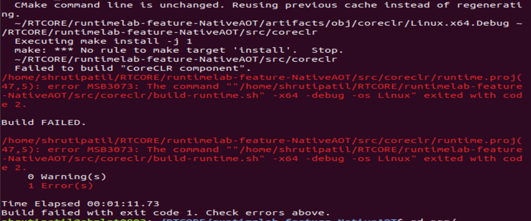Unable to run build file · Issue #1166 · dotnet/runtimelab · GitHub