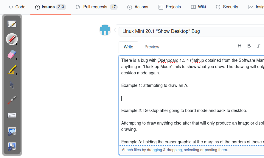 Linux Mint 20.1 "Show Desktop" Bug · Issue #470 · OpenBoard-org/OpenBoard · GitHub
