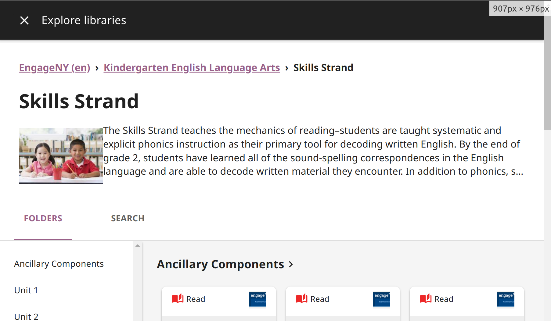 Lack of spacing between folder thumbnail and description · Issue #11080 ...