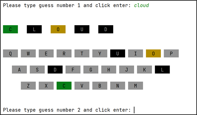 GitHub - tiarnoble/DIY-Wordle: This program is modeled after Wordle ...