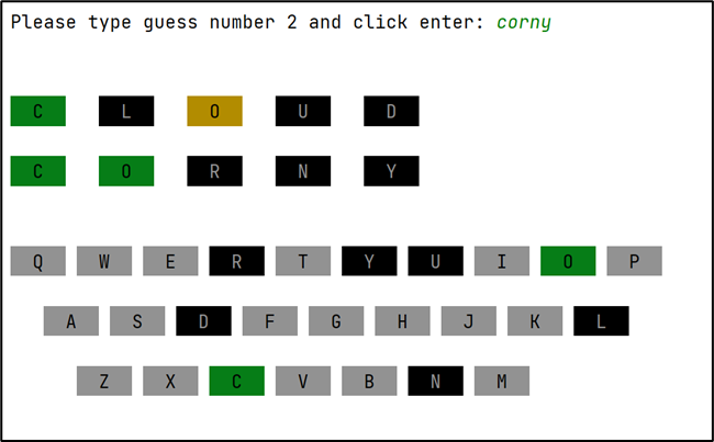 GitHub - tiarnoble/DIY-Wordle: This program is modeled after Wordle ...