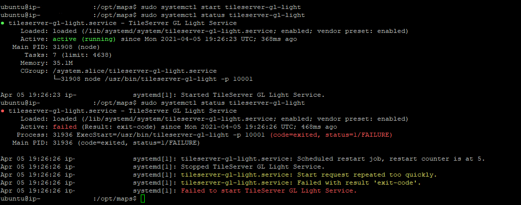 Issue With Tileserver Gl Light Stopping After Startup · Issue 533 · Maptiler Tileserver Gl · Github