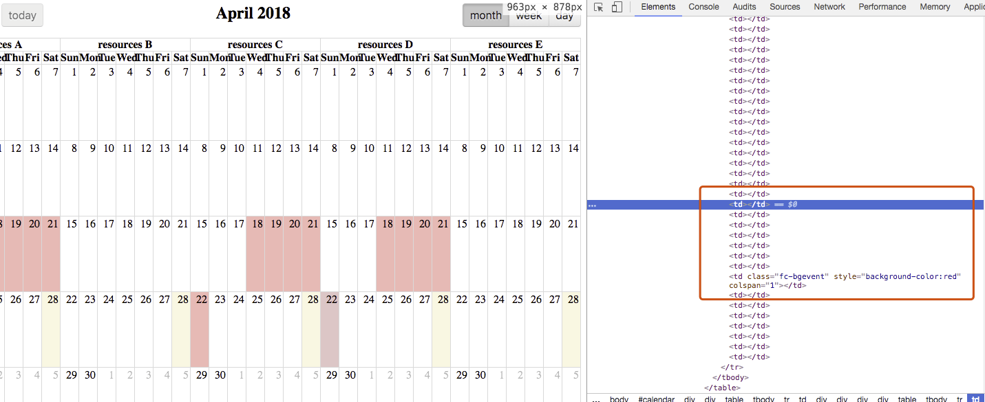 Background event background color does not fill cells in Chrome · Issue #4145 · fullcalendar ...