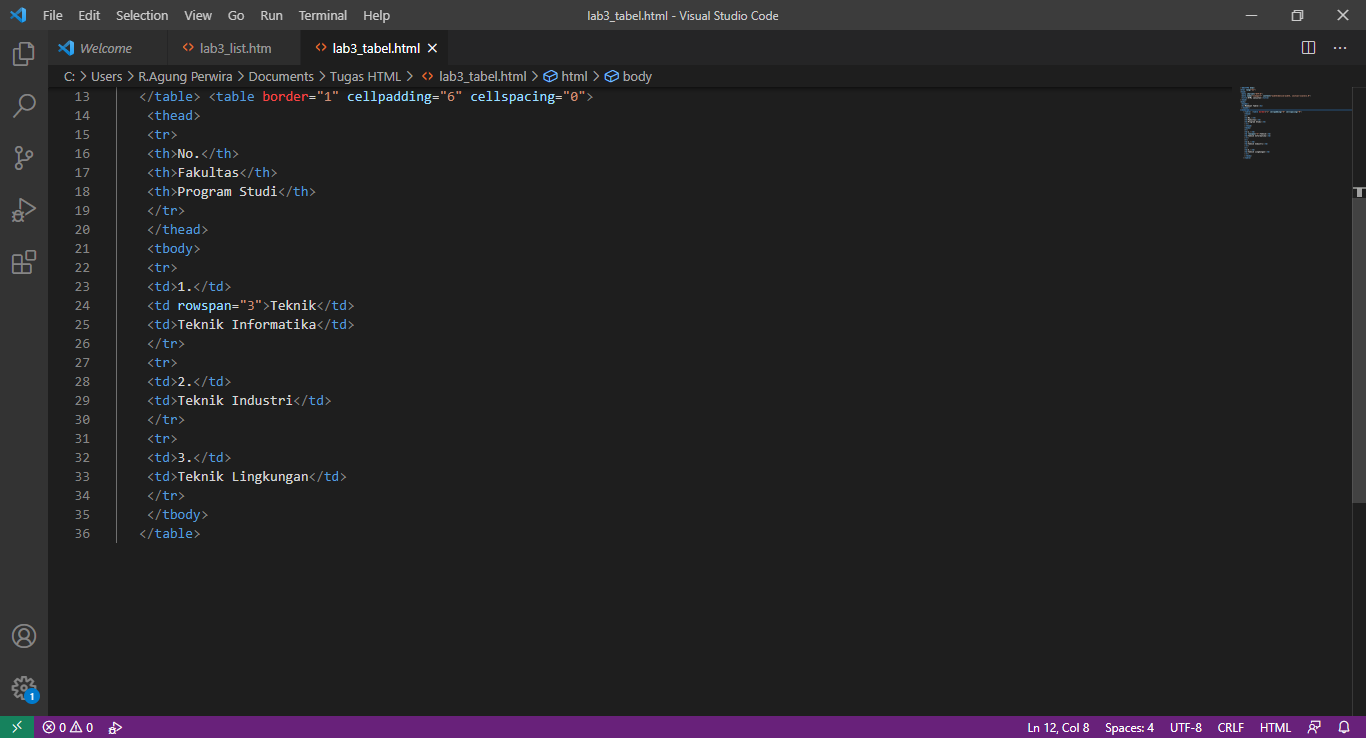 GitHub - Radenagungperwira/lab3web