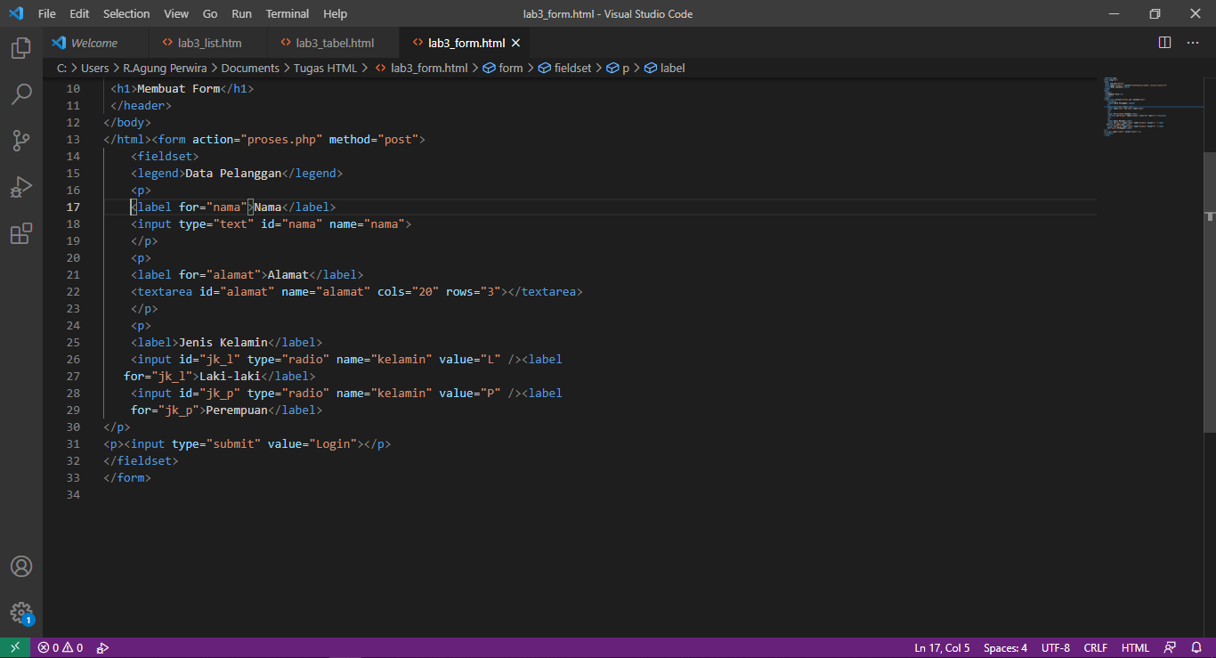 GitHub - Radenagungperwira/lab3web