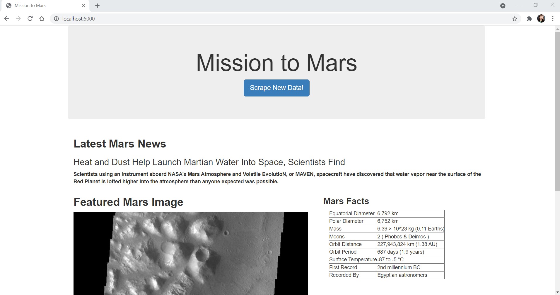 GitHub - samanthapix/web-scraping-challenge: Web Scraping Challenge