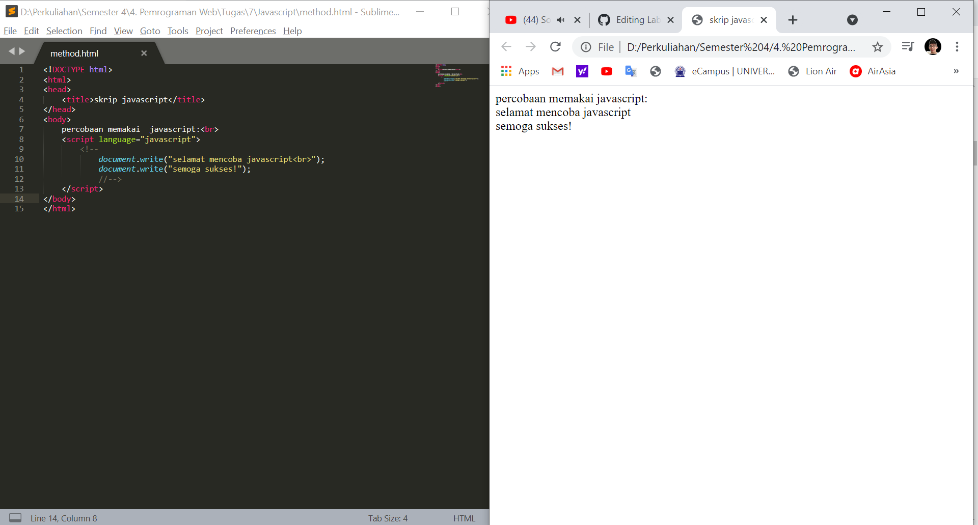 GitHub - elvanalfaridzi/Lab5Web