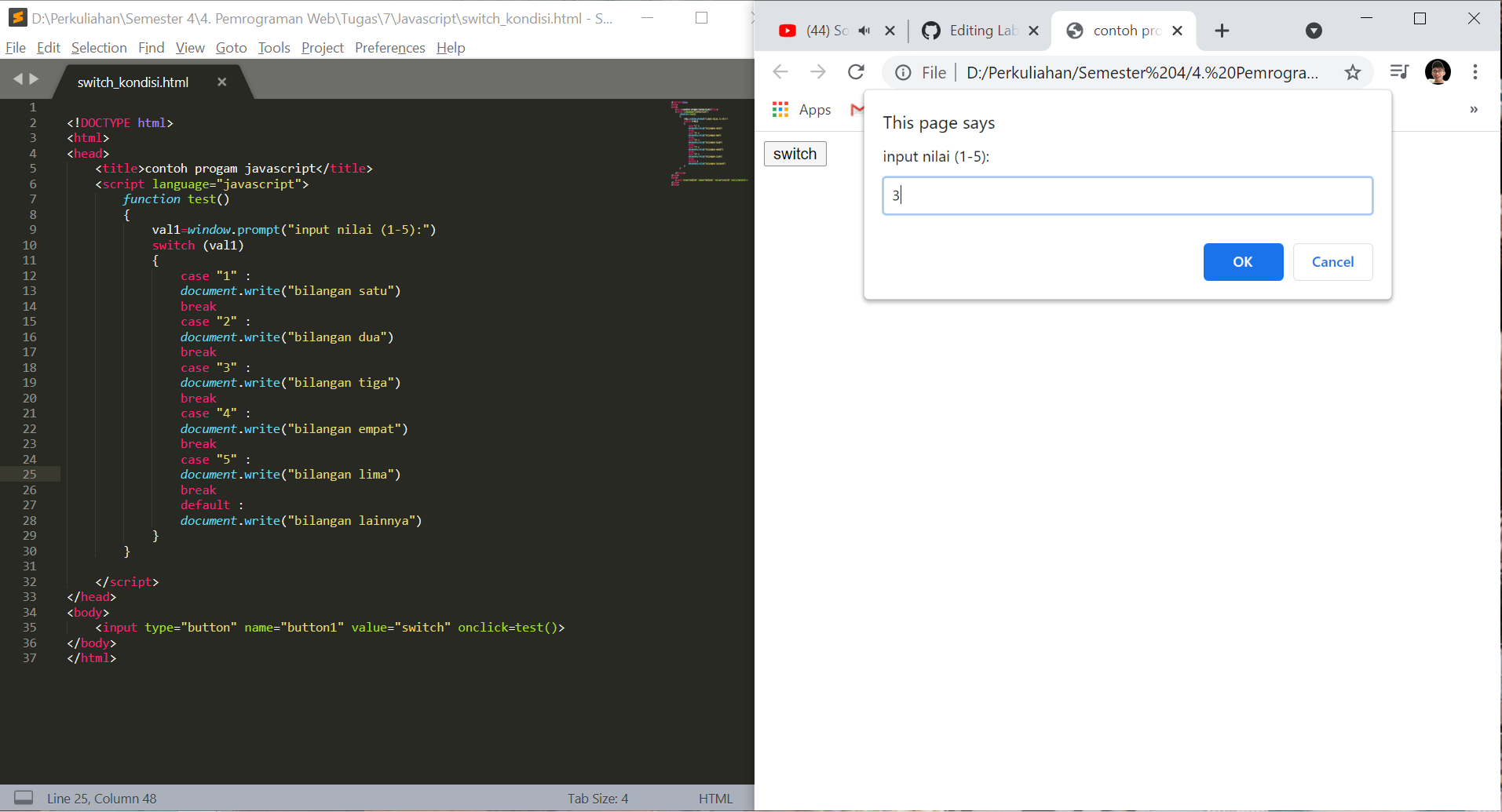 GitHub - elvanalfaridzi/Lab5Web