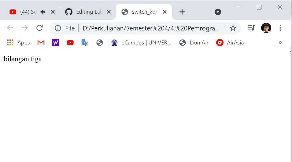 GitHub - elvanalfaridzi/Lab5Web