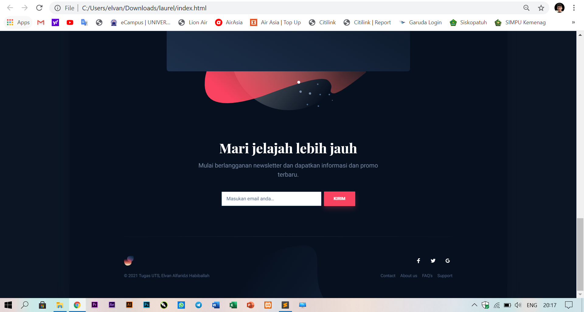 GitHub - elvanalfaridzi/Lab6Web-Tugas_UTS