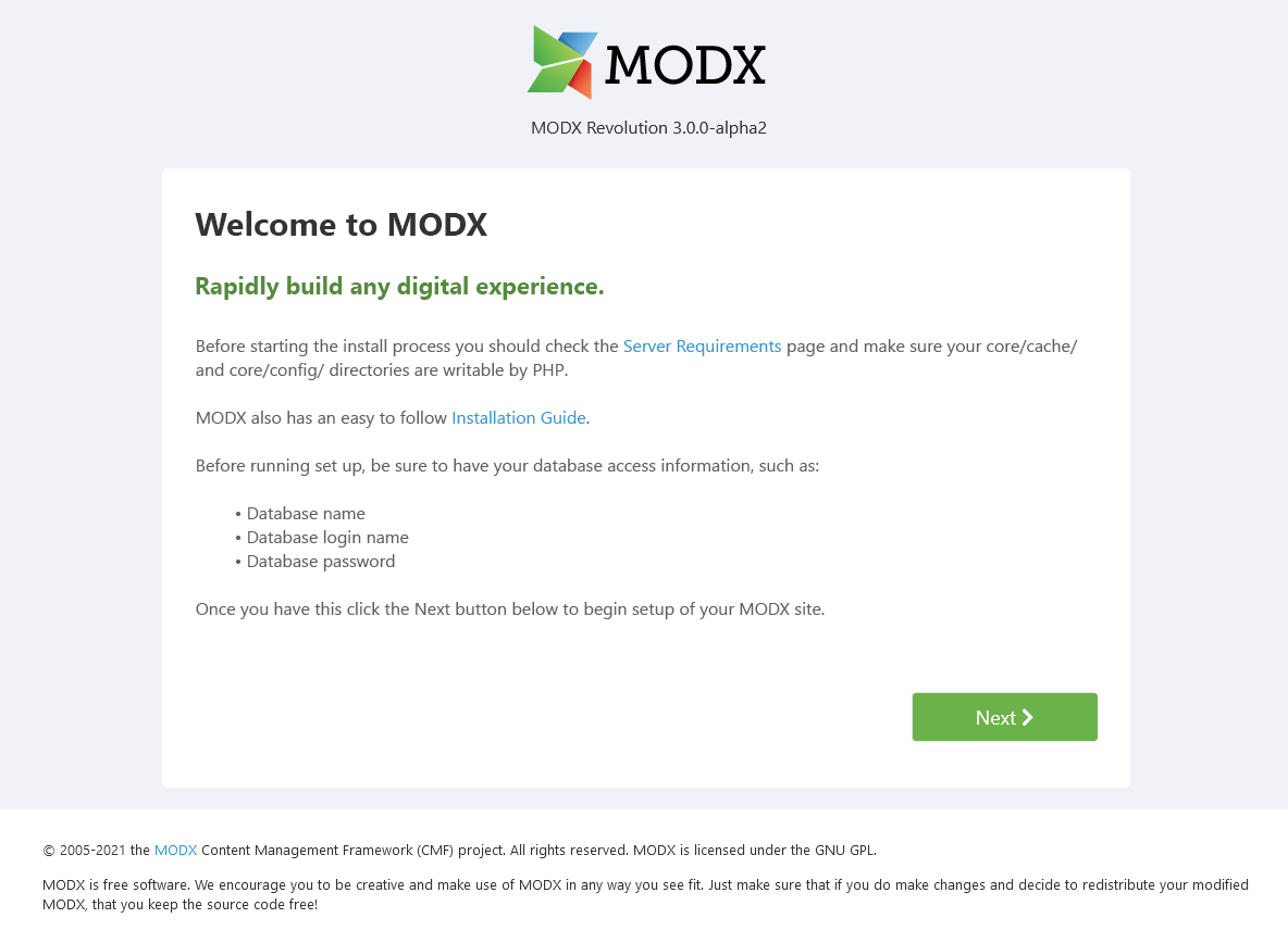 Redirect Homepage To Setup Before Install · Issue 15581 · Modxcms Revolution · Github