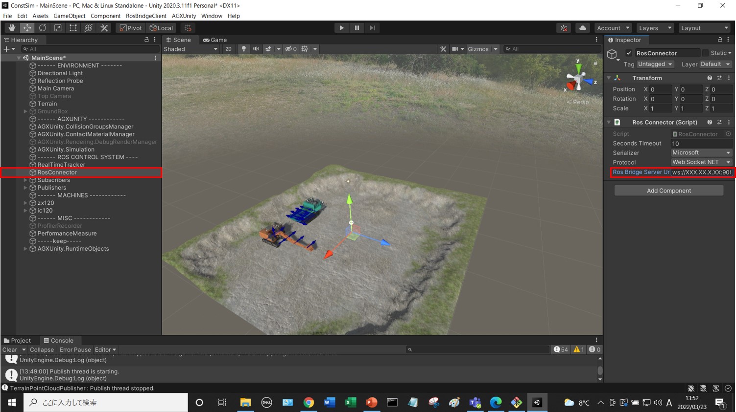 GitHub - pwri-opera/OperaSim-AGX: Simulator on Unity + AGX Dynamics communicating with ROS