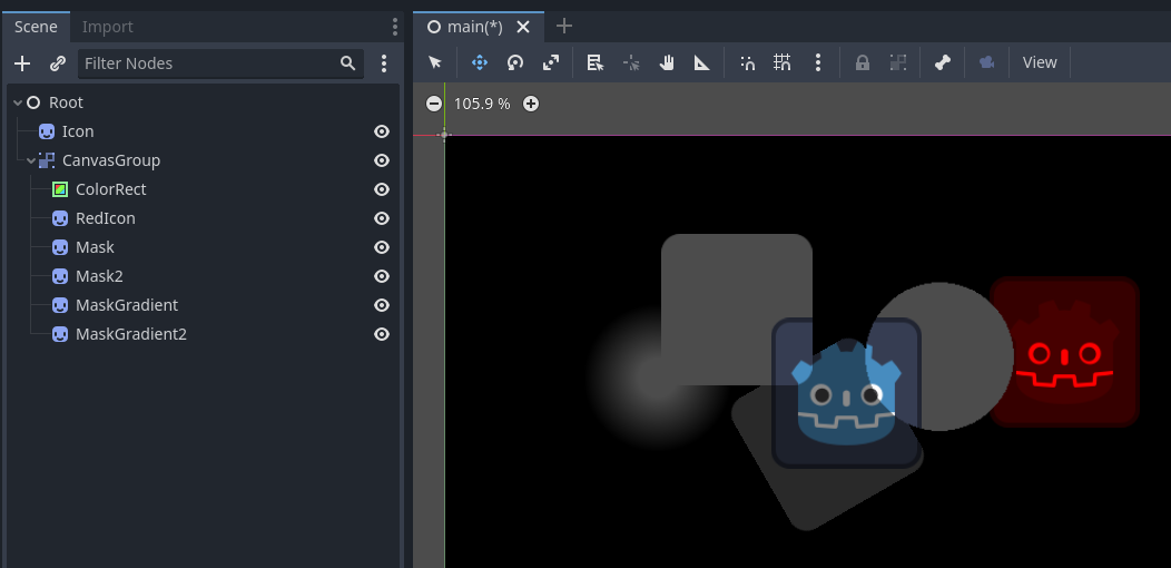Add a "Mask2D" node (and/or a "mask_parent" property for Sprite2D) · Issue #4282 · godotengine ...