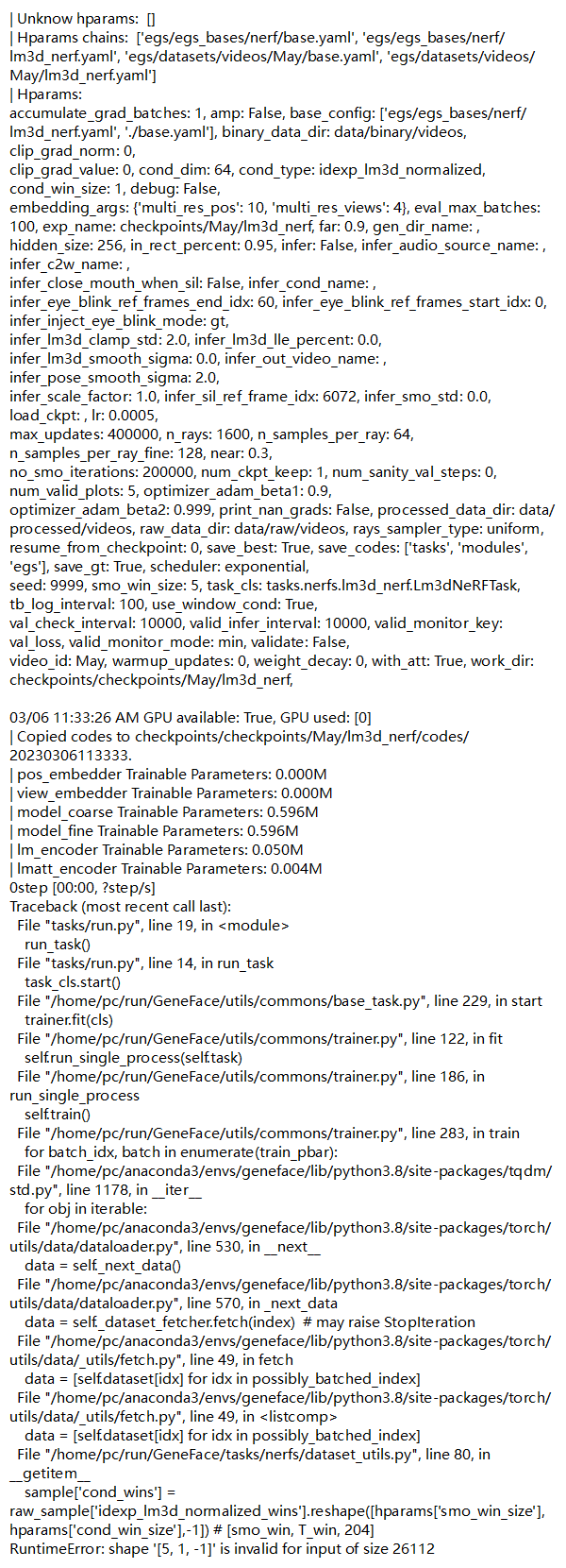 训练NeRF过程中的问题 · Issue #46 · yerfor/GeneFace · GitHub