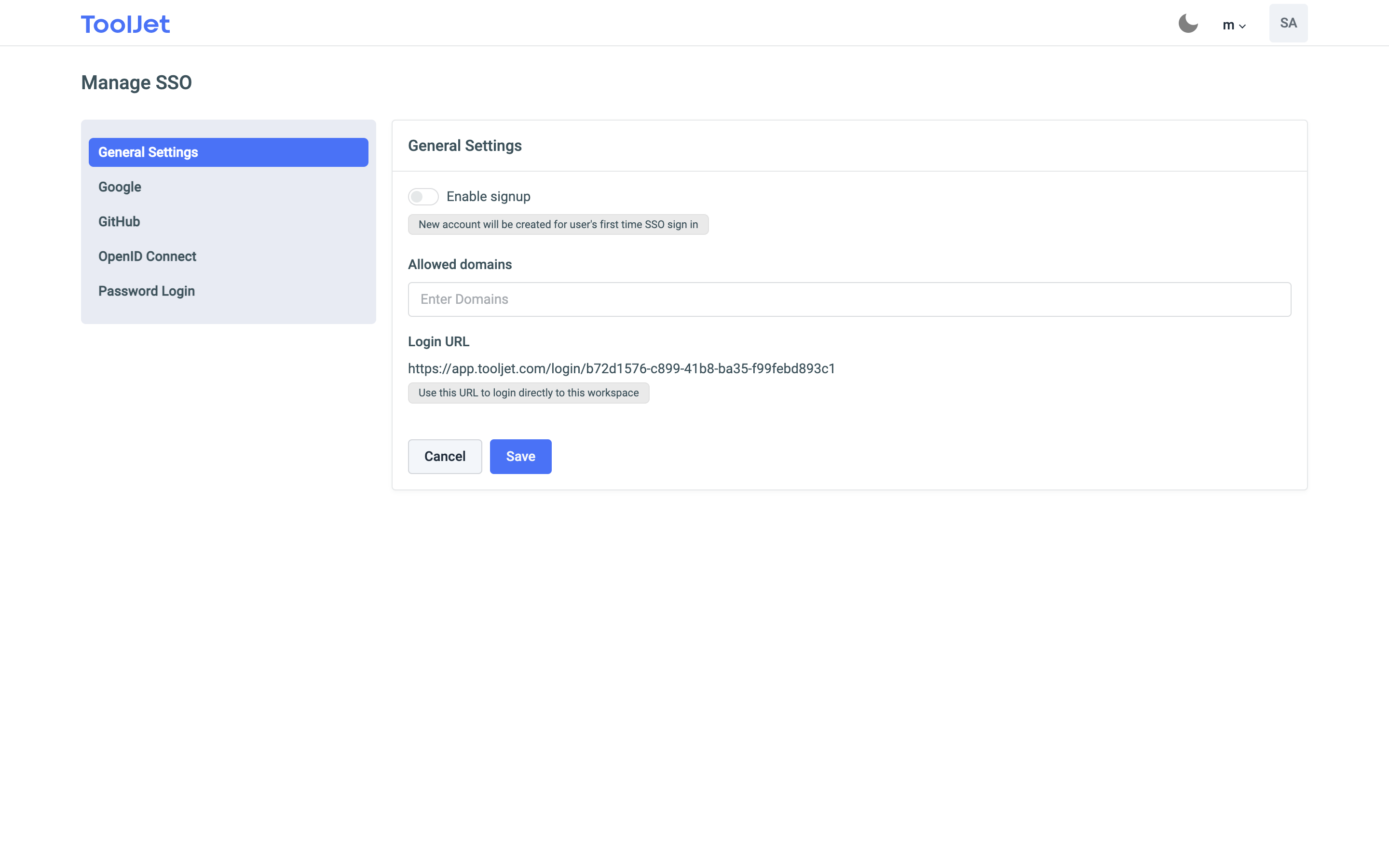 Left Menu Background Color In Dark Theme · Issue 3396 · Tooljettooljet · Github 6285