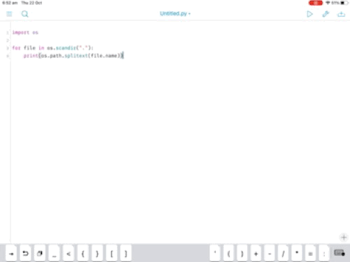 Incorrect cursor navigation on iPad with external keyboard. · Issue #661 · omz/Pythonista-Issues ...
