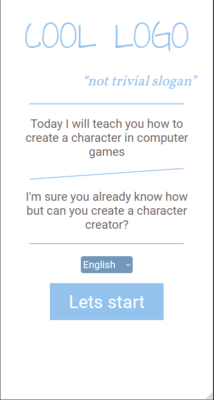 GitHub - SSSenia/create-char