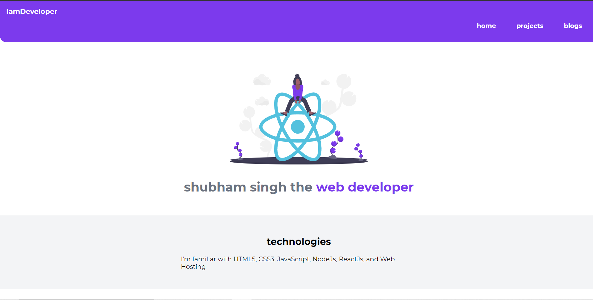 Github Techieshubham30portfolio Porfolio Using Html And Css 
