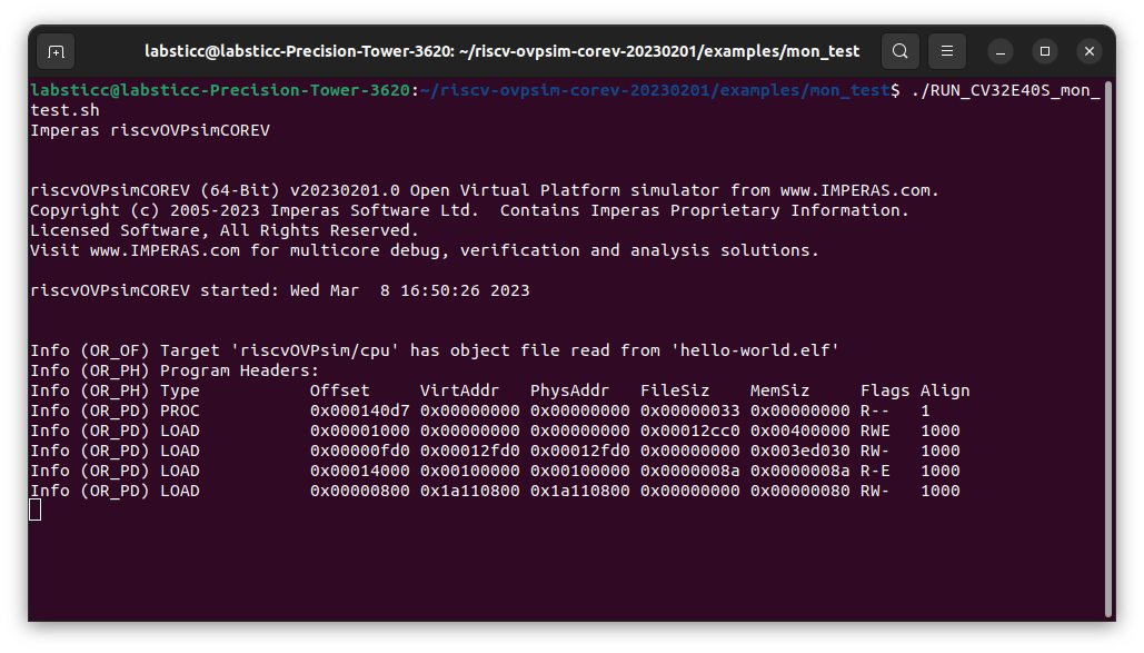 OVPsim helped me diagnose a program error which was very difficult to identify · Issue #1709 ...
