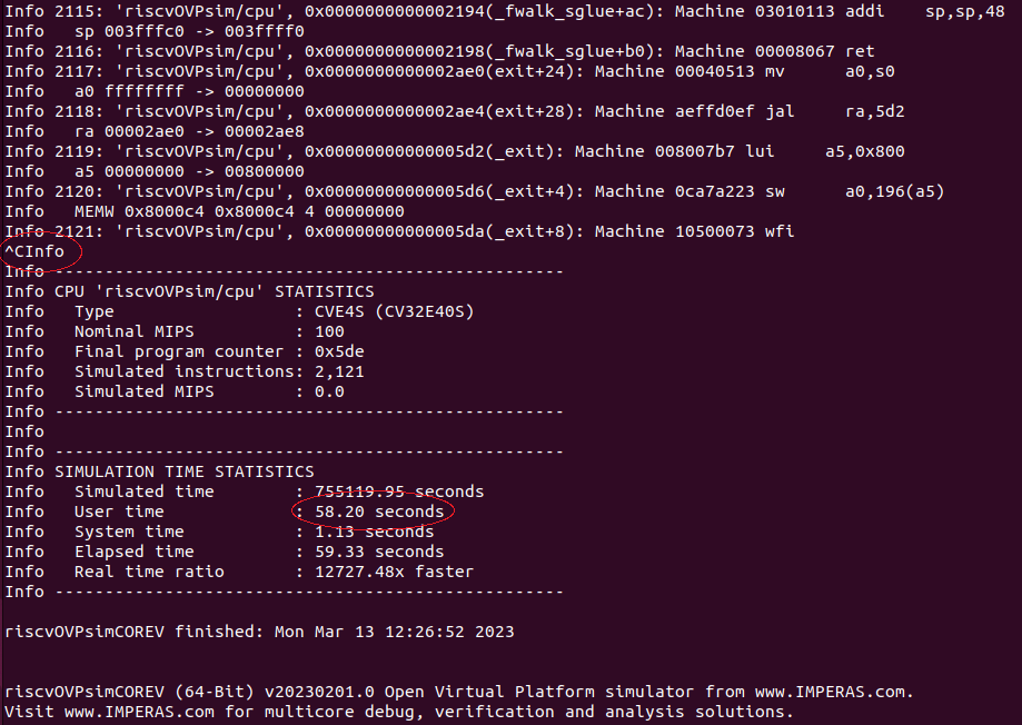 OVPsim helped me diagnose a program error which was very difficult to identify · Issue #1709 ...