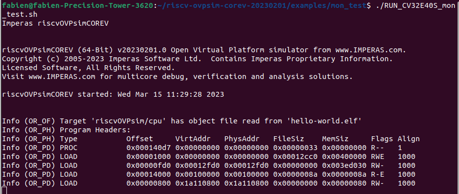 OVPsim helped me diagnose a program error which was very difficult to identify · Issue #1709 ...