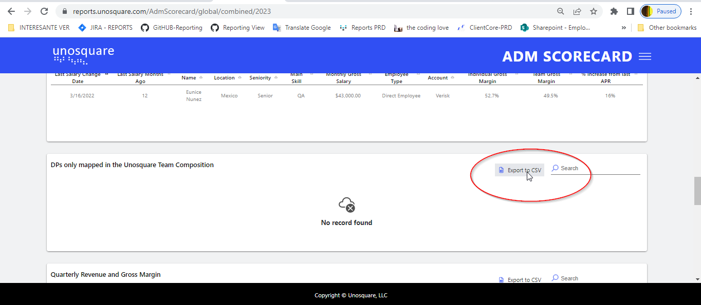 Tech Debt - Disable 'Export to CSV' button when there aren't data · Issue #44 · unosquare/uno ...