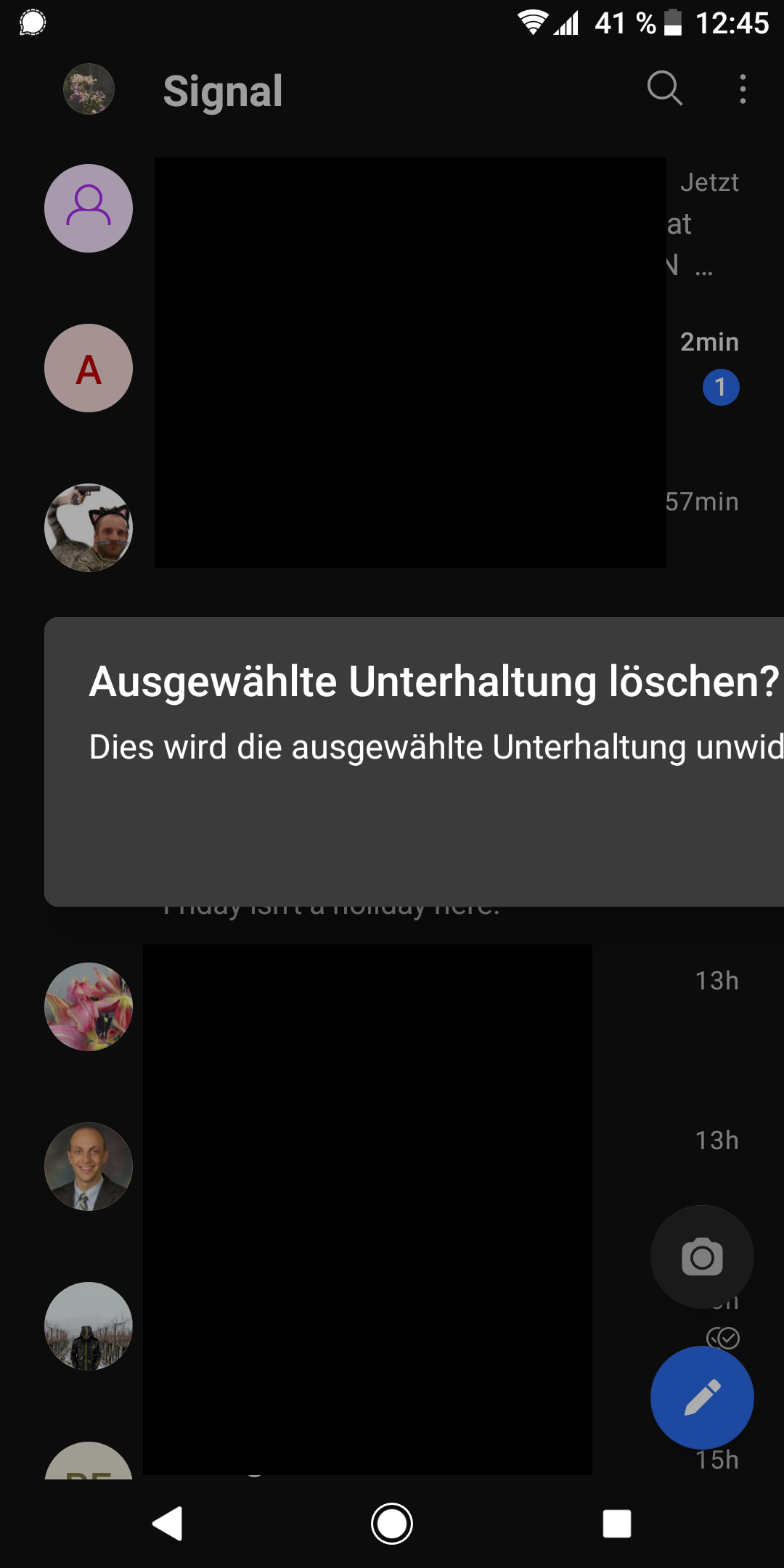 Cant Delete Thread Bc Dialog Is Cropped De German · Issue 11792 · Signalappsignal