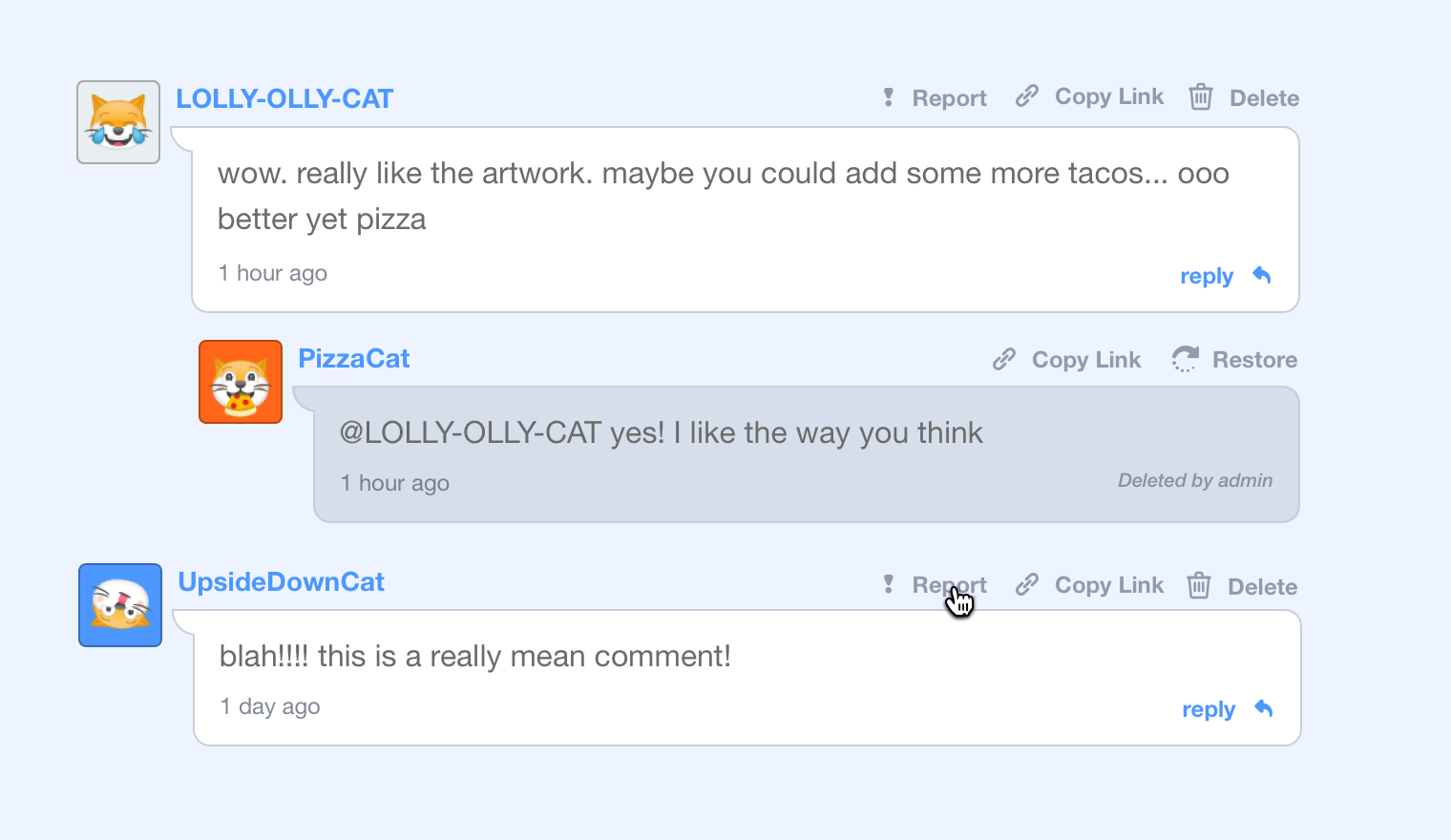 UX— Comment actions for Scratch admins · Issue #2080 ...