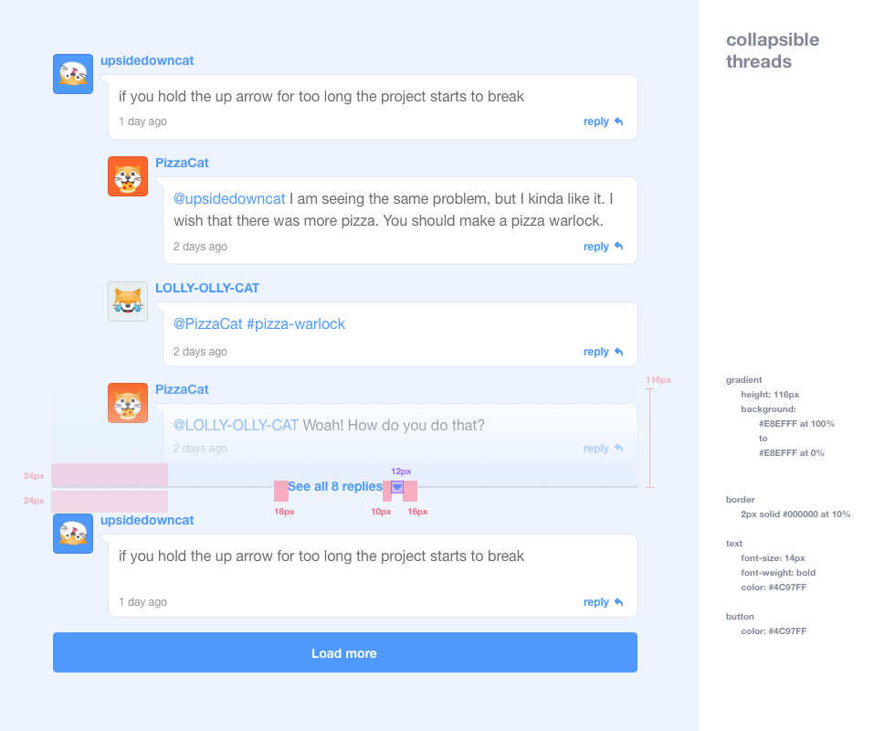 Spec - Replying to a Comment (WIP) · Issue #2167 · scratchfoundation ...