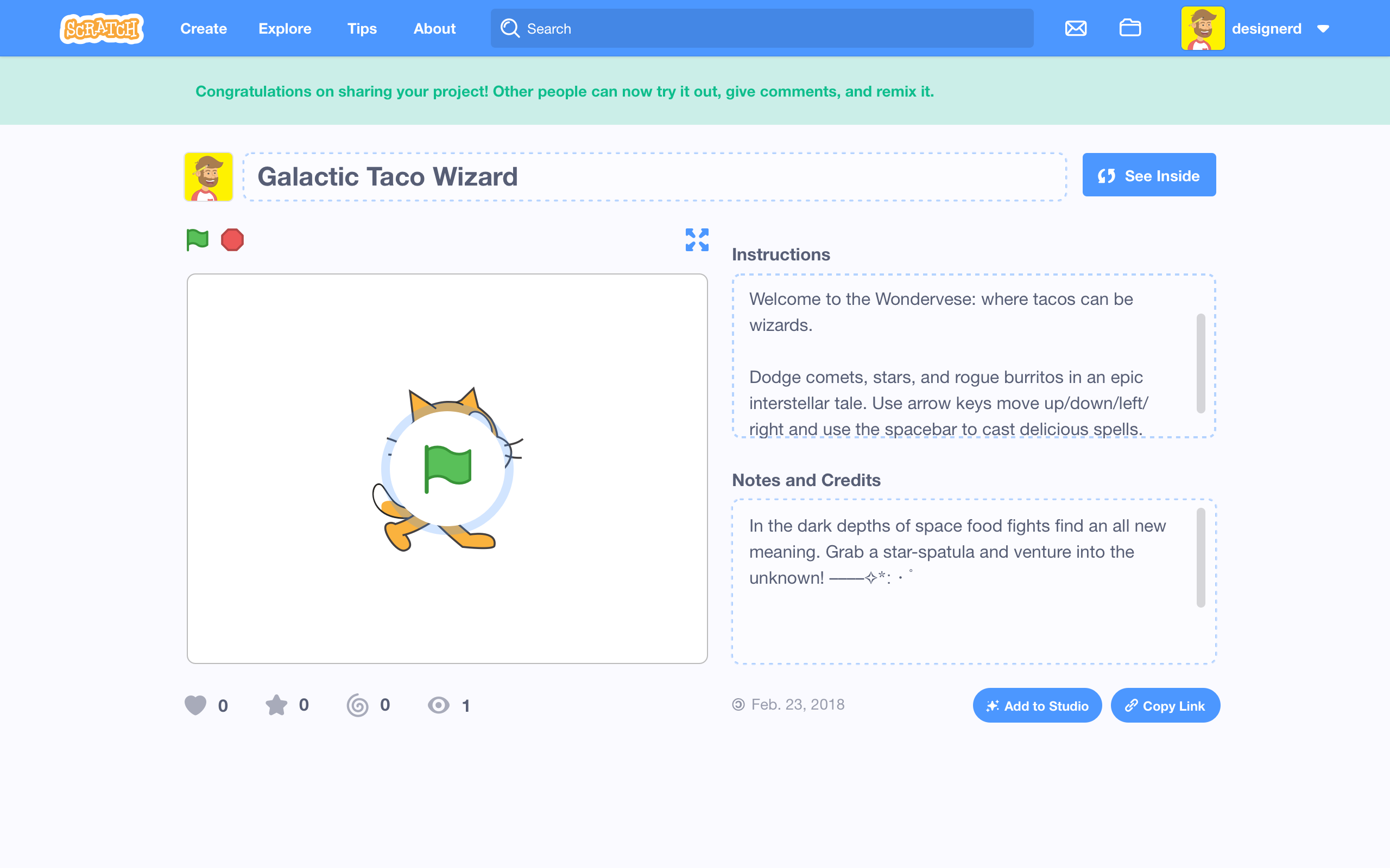 display notification after sharing, including special text for first ...