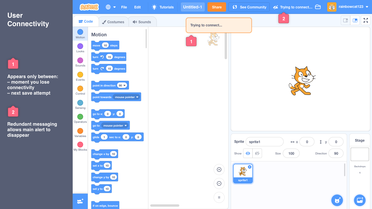 Nav: Connection status · Issue #6081 · scratchfoundation/scratch-gui · GitHub