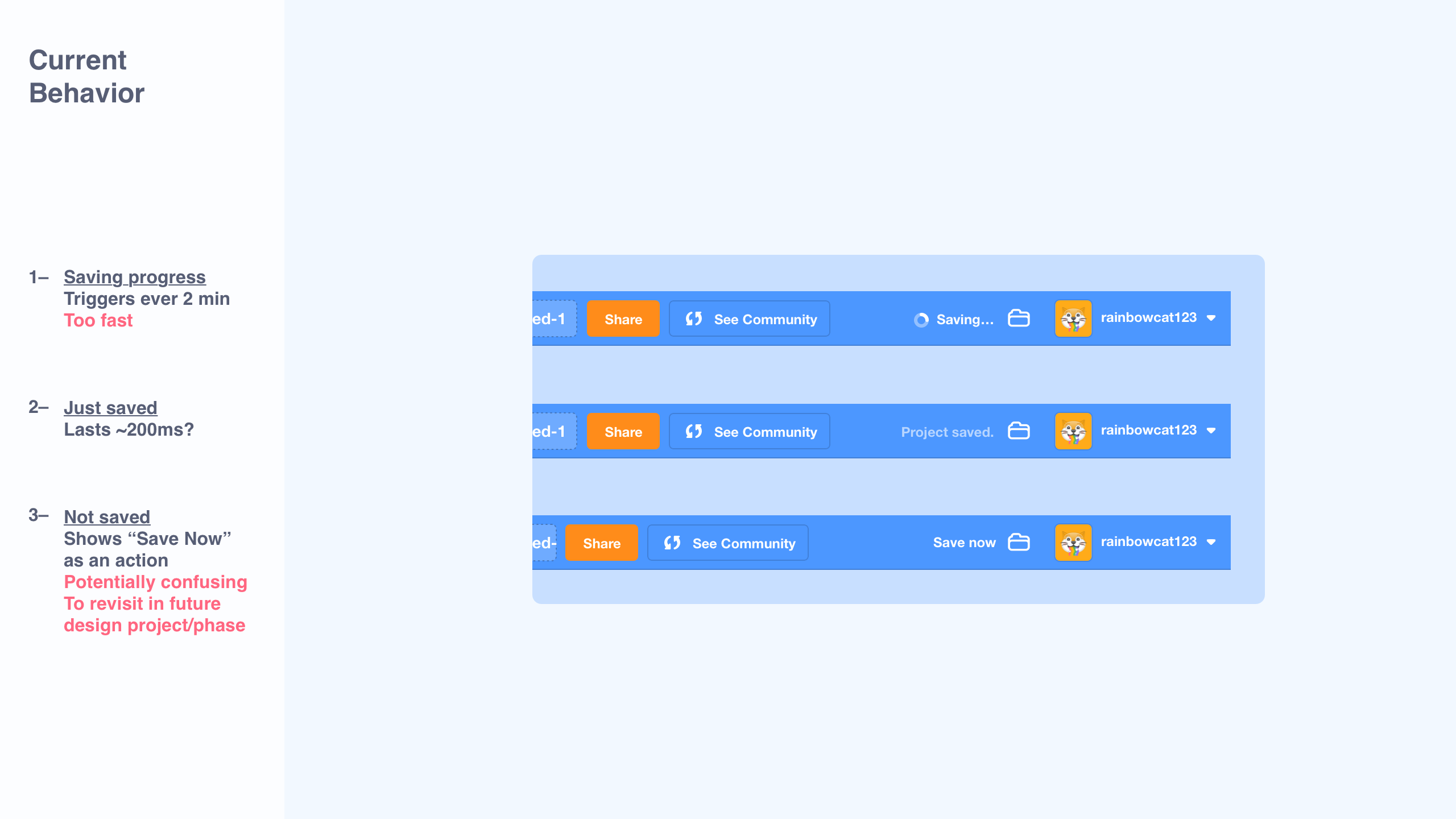 Nav: Save Status · Issue #6080 · scratchfoundation/scratch-gui · GitHub