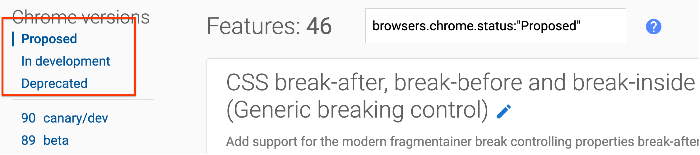Filtering problem (picture says it all) · Issue #208 · GoogleChrome ...