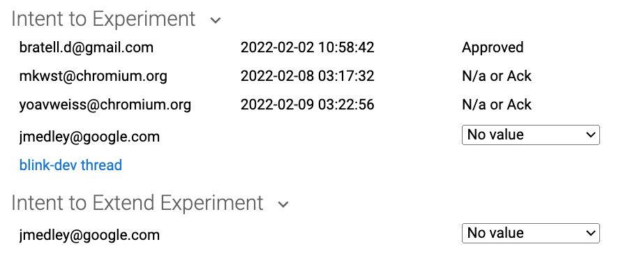 Stage Table Lacks Affordance for Extending an Origin Trial · Issue #1727 · GoogleChrome/chromium ...