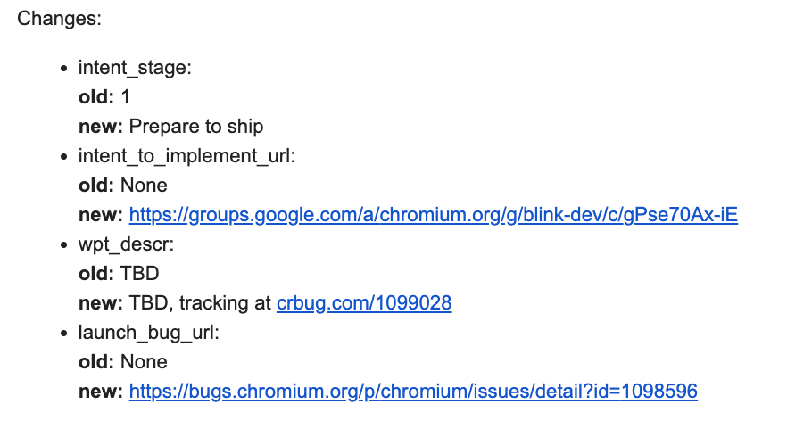 Version Number Boxes Need to Appear with "Status in Chromium" Field · Issue #868 · GoogleChrome ...