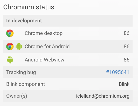 Platform version numbers shown on inappropriate status. · Issue #984 ...
